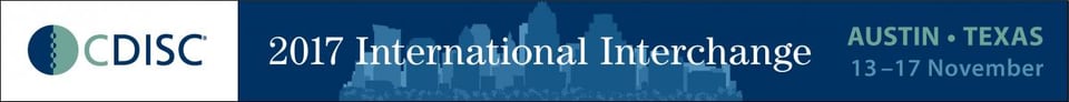 CDISC International Interchange 2017 | Clinical Trial Data Standards