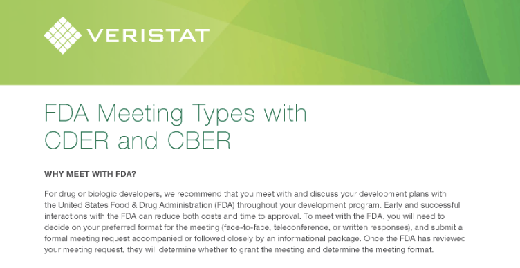 Regulatory Agency Meeting Support